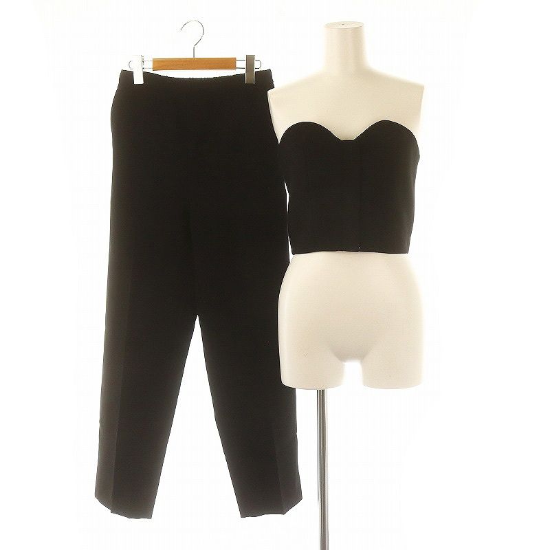 アメリヴィンテージ Ameri VINTAGE 23SS 3way ベアトップジャンプスーツ bare top combinaison コンビネゾン ボトムス M 黒 ブラック /YQ OS ...