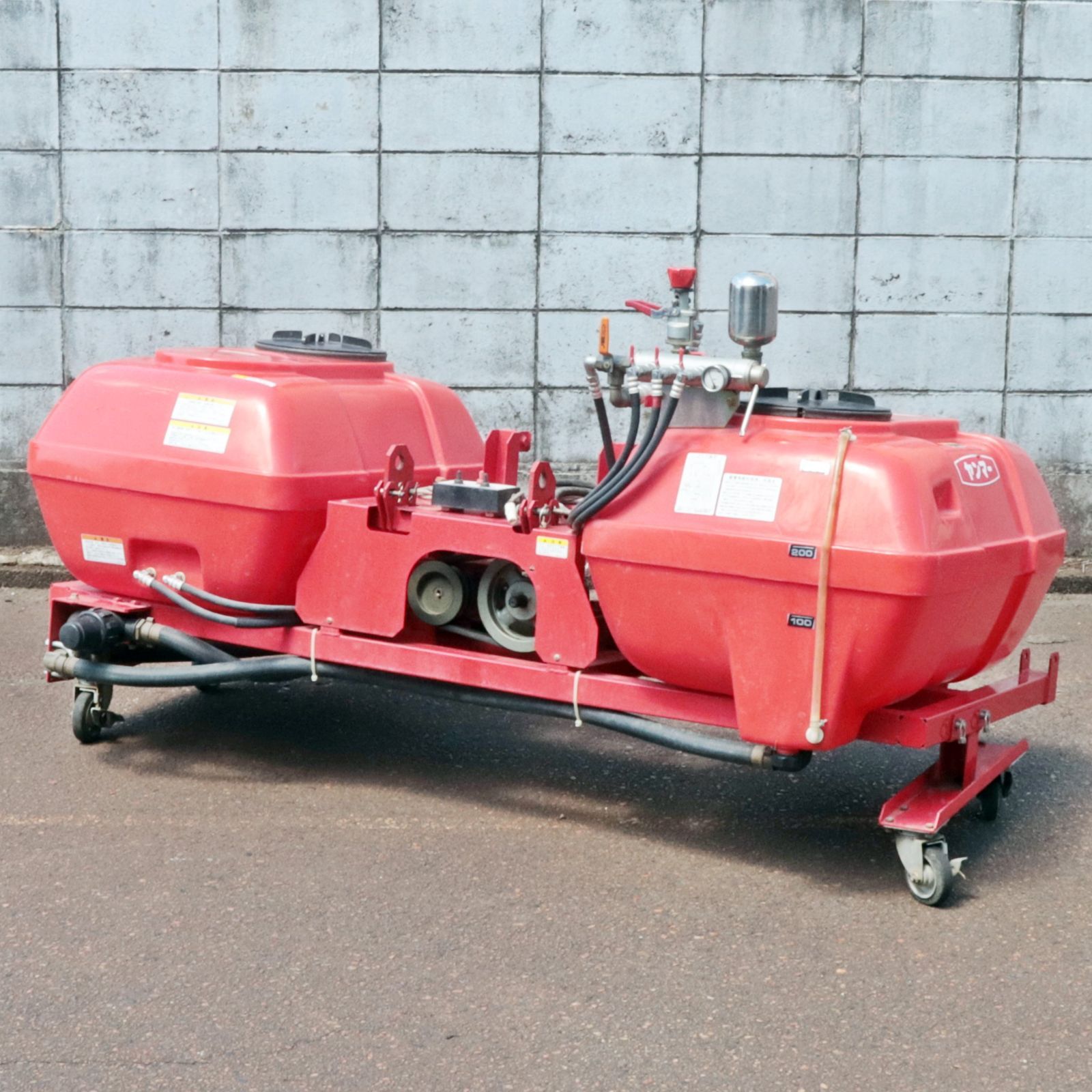 新潟発 引取限定 ヤンマー ブームスプレイヤー BSM301MD 動噴 共立 SP571 動作未確認 リモコン 倉庫保管 防除 散布 消毒 ...