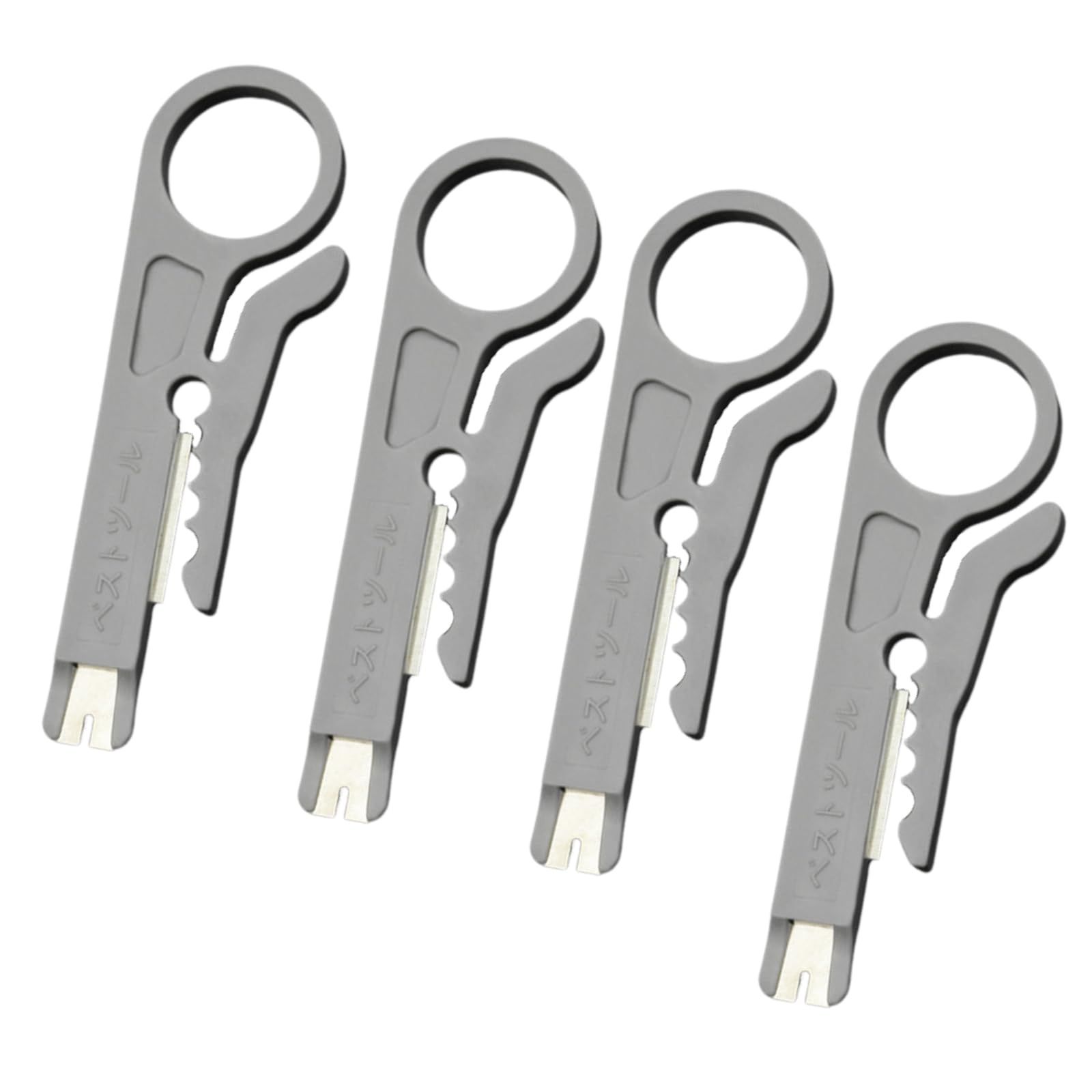 【特価セール】電線皮むき工具 ワイヤーストリッパー 小型 同軸ケーブル 4個 Quikaboo ミニ ケーブルストリッパー パンチダウンツール 携帯用ワーヤーストリッパー ケーブルカッター ...