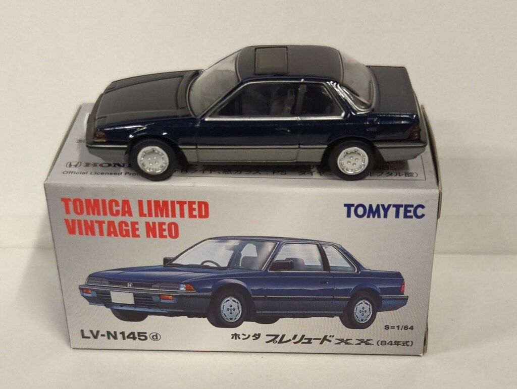 トミーテック TOMICA LIMITED VINTAGE NEO ホンダ プレリュード XX (84年式) (ブルー/グレー) LV ...