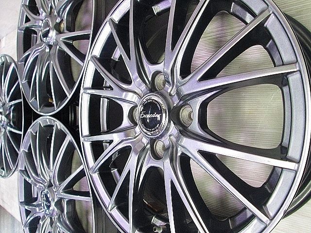 HOT STUFF Exceeder E05 15インチ 4穴-100 装着車種アクア 装着車種アクア カローラフィールダー ベルタ ヴィッツ フリード - メルカリ