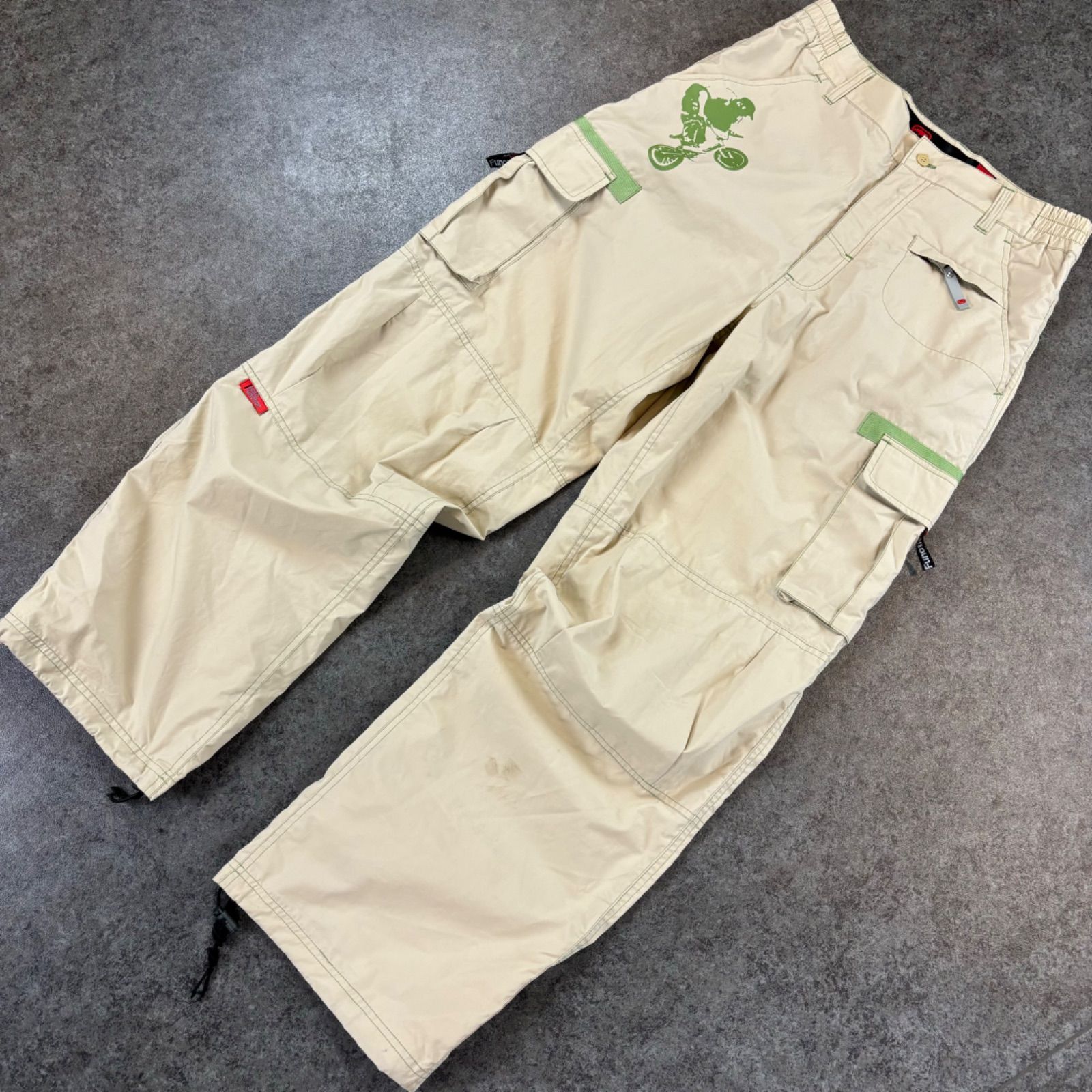 00s Y2K ECKO FUNCTION Cargo Military Pants Wide archive エコーファンクション アーカイブ カーゴパンツ ミリタリーパンツ ワイド ...