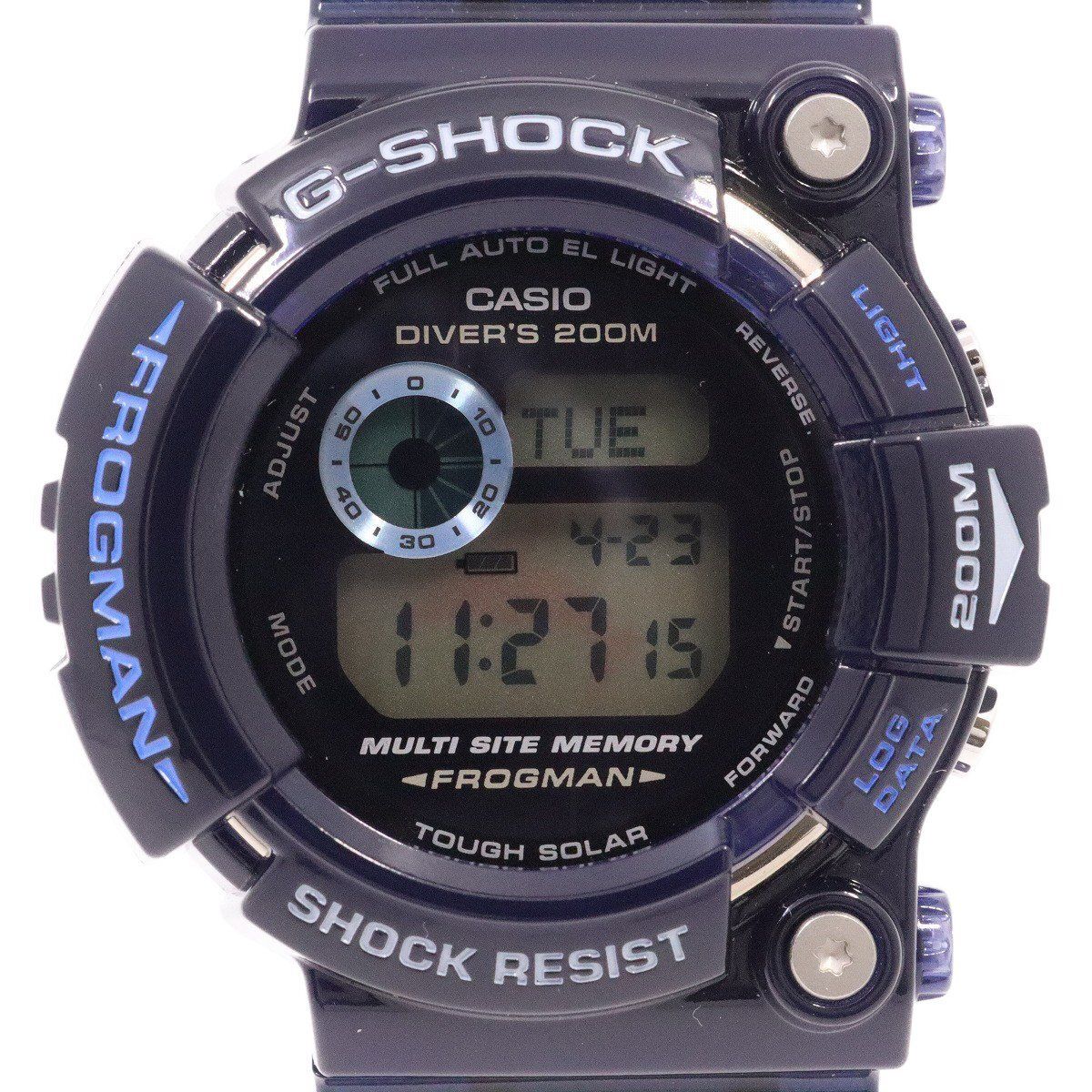 カシオ G-SHOCK フロッグマン 第8弾イルクジ 御蔵島サポートモデル タフソーラー メンズ 腕時計 GW-202K-2JR【いおき質店 ...