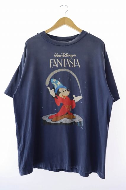 セントマイケル SAINTMICHAEL ×Disney ディズニー FANTASIA ファンタジア 25SS DNF_SS TEE プリント 半袖Tシャツ SM-HR8-0000-C65 L ...