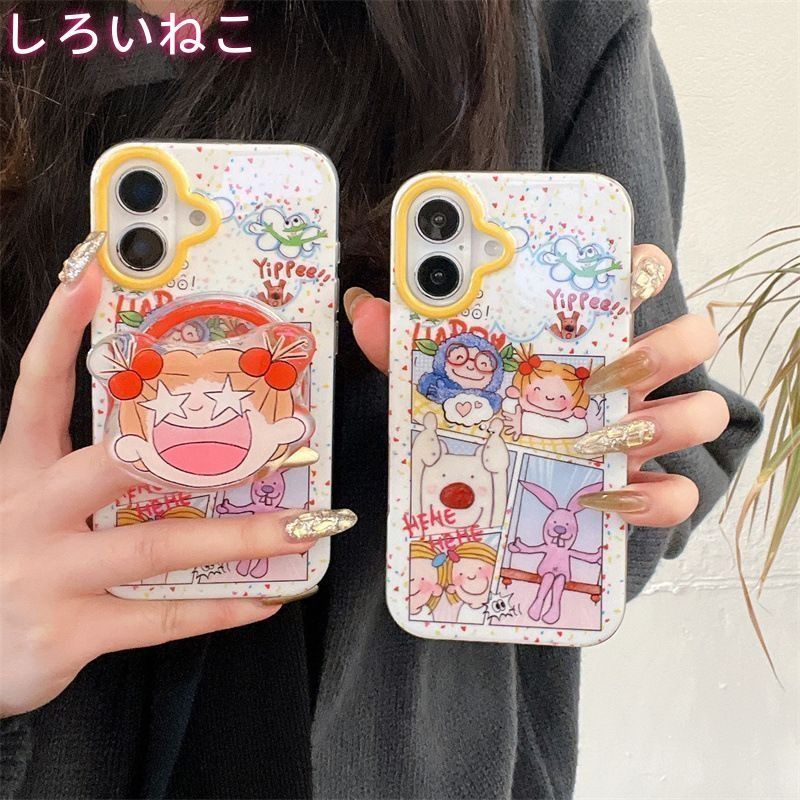 cocoちゃん iPhone16Proケース MagSafe対応 iphoneケース リング付き 可愛い ハードケース スマホケース iphone15proケース iphone14ケース ...