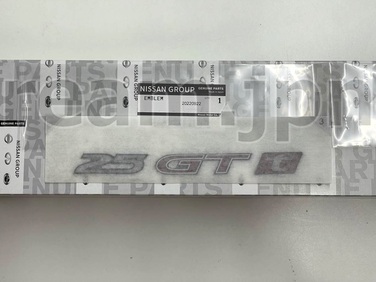 新品 日産純正 R34 ER34 ENR34 スカイライン 25GT-t リヤエンブレム ステッカー リアエンブレム トランク NISSAN ...