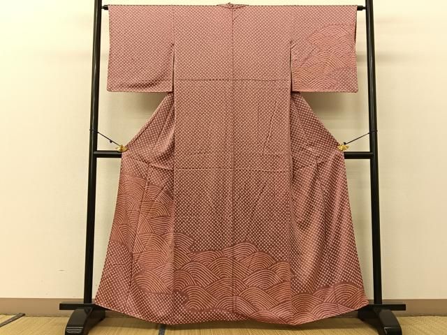 平和屋着物□訪問着 総絞り 流水文 正絹 逸品 BAAU3531hj - メルカリ