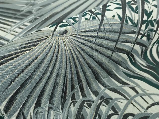 平和屋本店□極上 本場筑前博多織 大倉織物 誠之輔 両面 全通柄袋帯