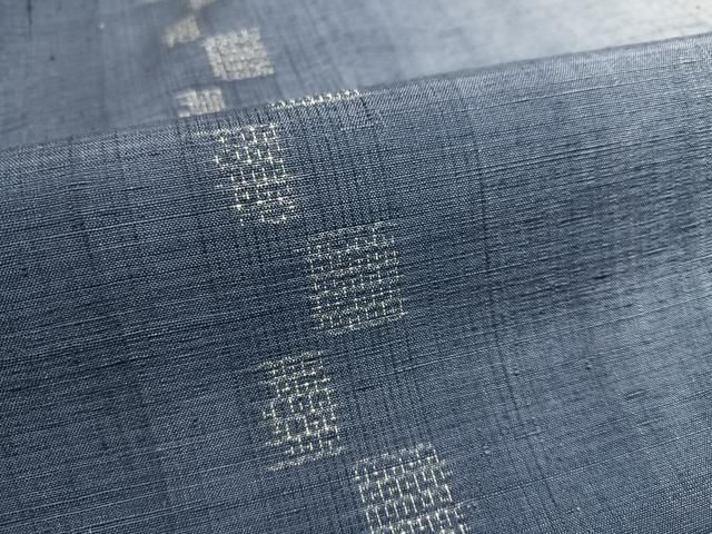 平和屋着物○結城紬 100亀甲 枝花文 正絹 逸品 CAAS6779yc