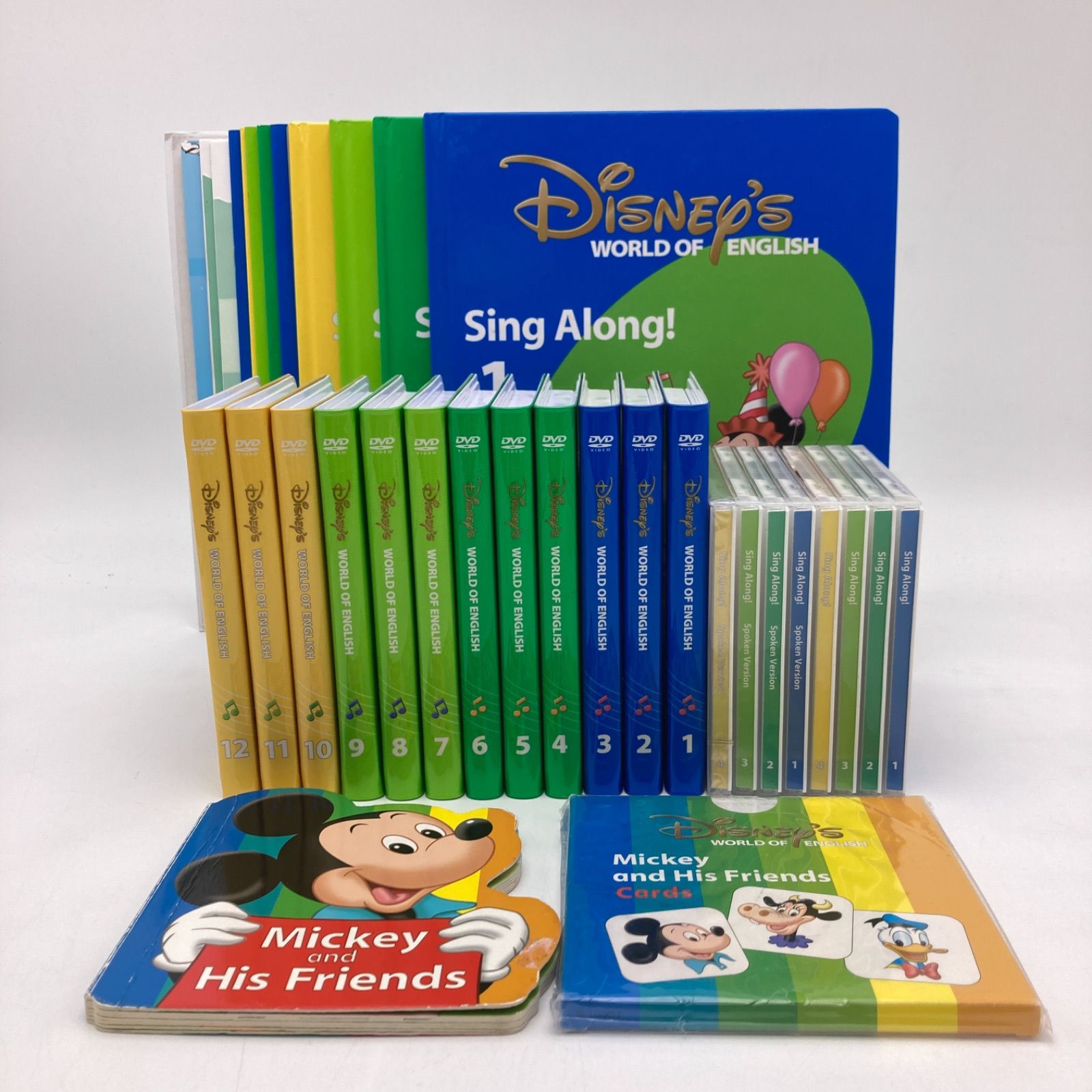 2017年購入 シングアロングセット 新子役 DVD12枚 絵本＆CD 字幕あり ディズニー英語システム DWE Disney ワールドファミリー 中古 611426 - TOMONI＠平日は ...