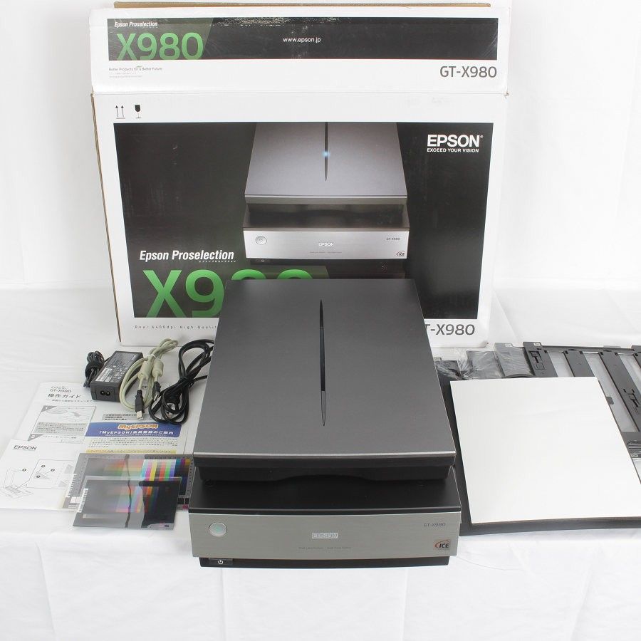 【美品】エプソン GT-X980 A4高画質 フラットベッドスキャナー フィルムスキャナ EPSON 本体 - メルカリ