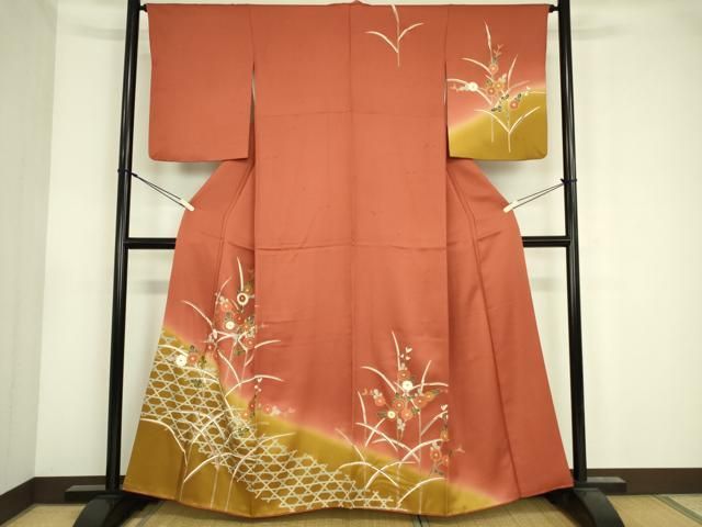 平和屋着物□上質な色無地 作家物 淡藤色 正絹 逸品 CAAR4731ev