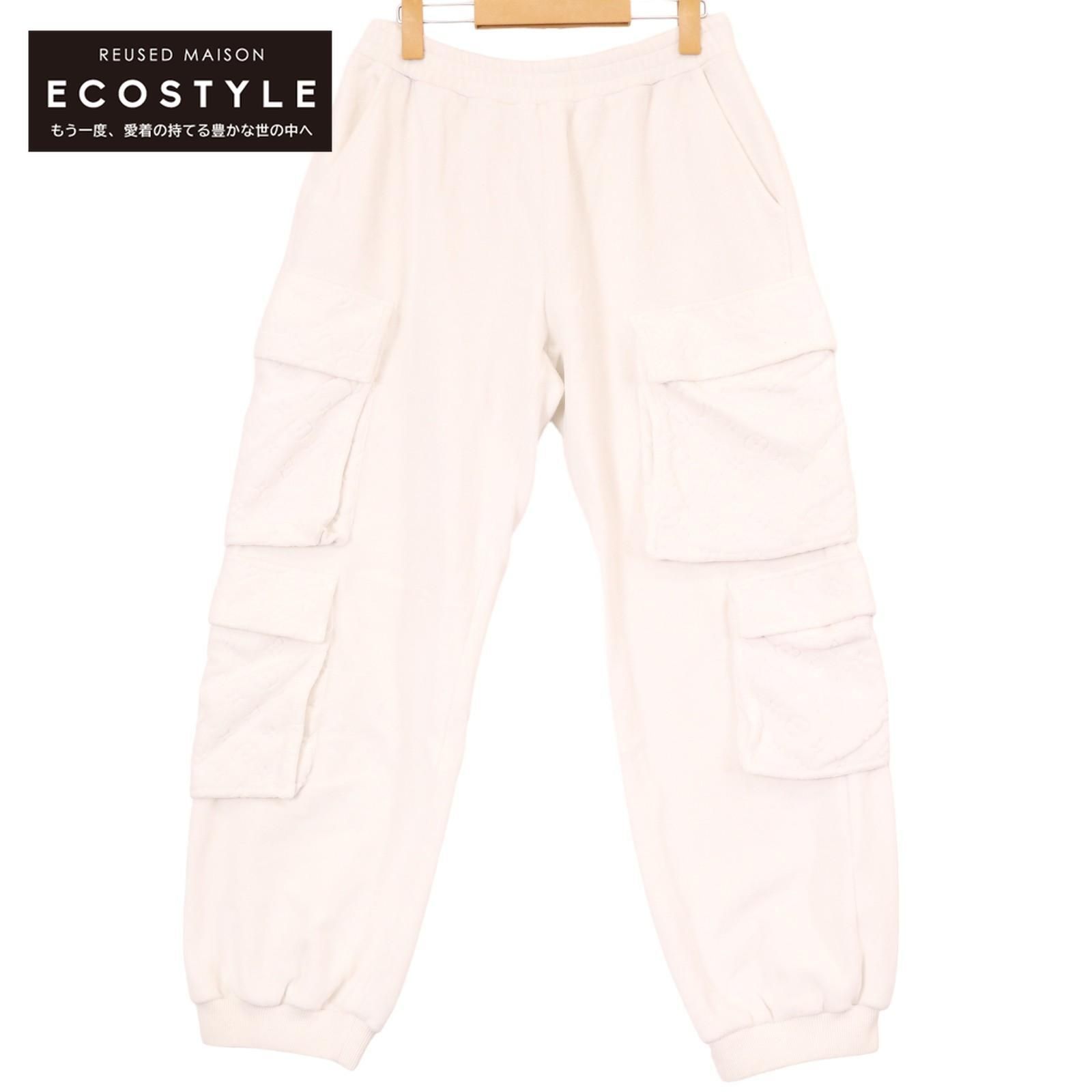 LOUIS VUITTON ルイヴィトン 19SS RM191 JZA HGY83W ﾎﾜｲﾄ ﾍﾞﾛｱﾓﾉｸﾞﾗﾑ ｶｰｺﾞﾊﾟﾝﾂ S - メルカリ