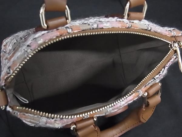 □新品□未使用□ FURLA フルラ カリプソ ミニ ツイード×レザー 2WAY