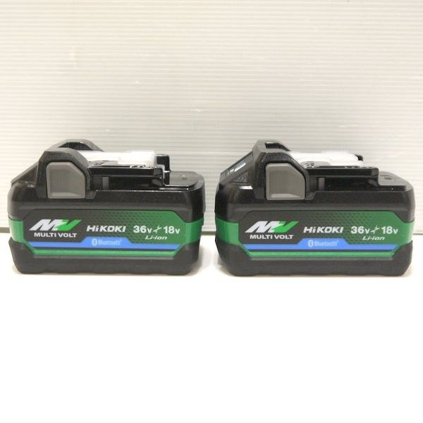 HiKOKI マルチボルト蓄電池 BSL36A18BX 2個セット 未使用 Bluetooth付 36V 2.5Ah 18V 5.0Ah リチウムイオンバッテリー ハイコーキ ≡DT5419 ...