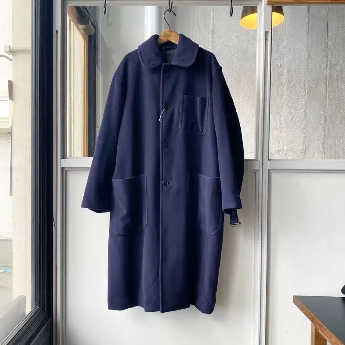 購入) COMOLI(コモリ) 24fw ウール カシミア ミリタリー コート 3 - メルカリ