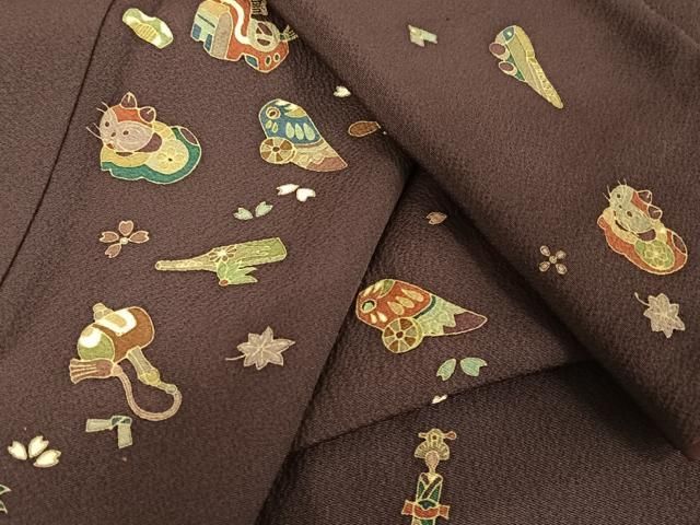 平和屋着物○訪問着 玩具文 やまと誂製 正絹 逸品 AAAW4239np - メルカリ