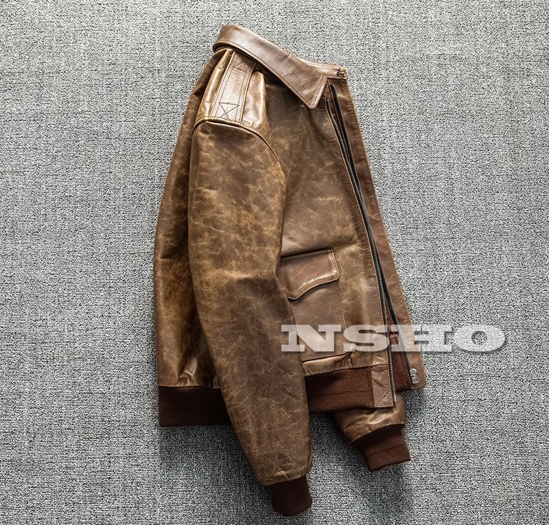 カウハイド 復刻30's USAF TYPE A-2 フライトジャケット メンズ 革