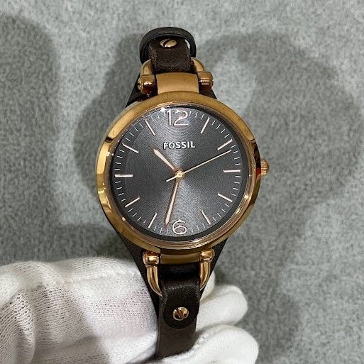 フォッシル Fossil ES3077 腕時計 レディース腕時計 革ベルト 稼働品 - TRIANGLE公式 - メルカリ