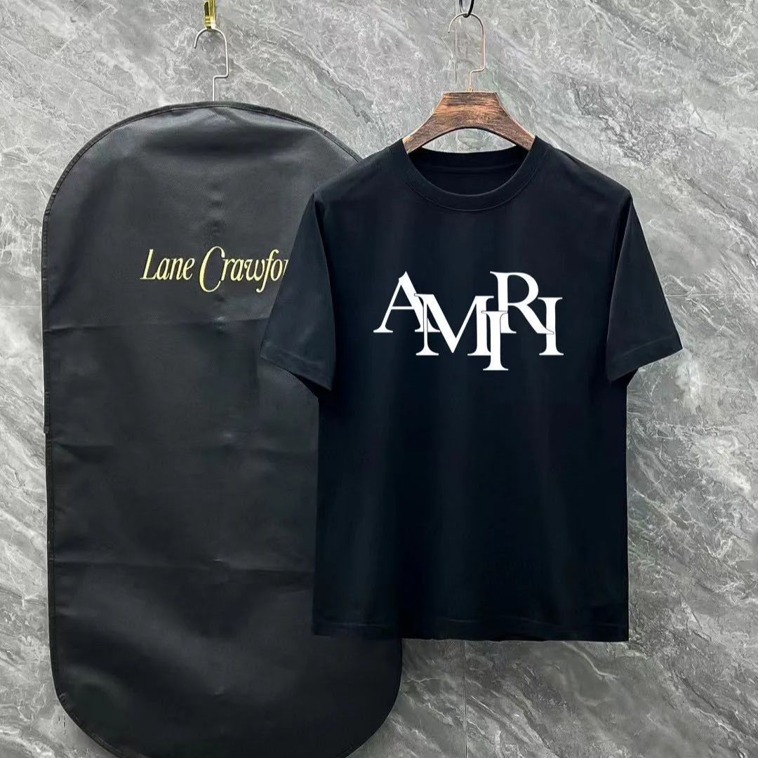 ♢AMIRI☆アミリ♢胸ロゴ 半袖クルーネックTシャツ ユニセックス ♢AMIRI☆アミリ♢胸ロゴ 半袖クルーネックTシャツ ユニセックス