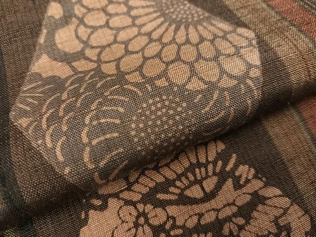 平和屋着物□極上 紬 間道 黒地 逸品 CZAA3220s5