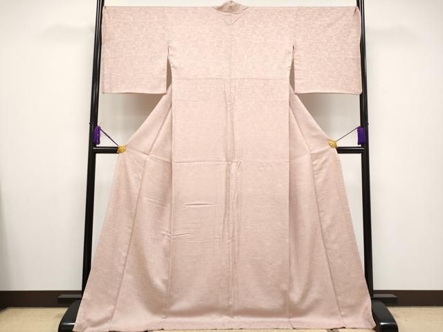 平和屋本店□極上 紋屋井関 十九代 井関宗麟 訪問着 お召地 刺繍 狩猟