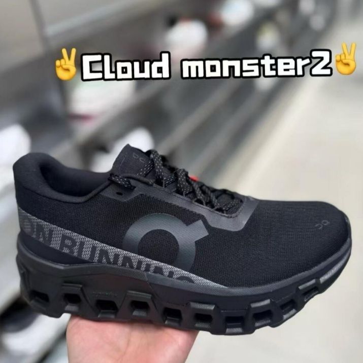 新品未使用 On ブラック Cloudmonster 2 オン クラウドモンスター 2 スニーカー ユニセックス - メルカリ
