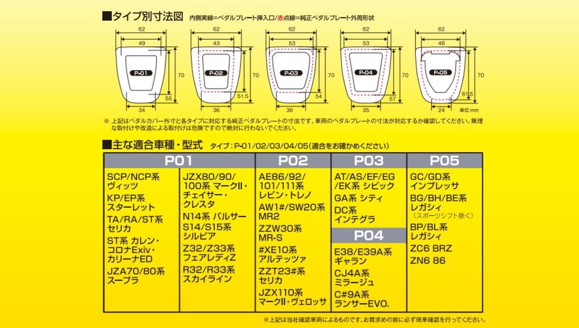 【レターパックプラス】JURAN ハイリフトペダルカバー P-01【357540】 - メルカリ