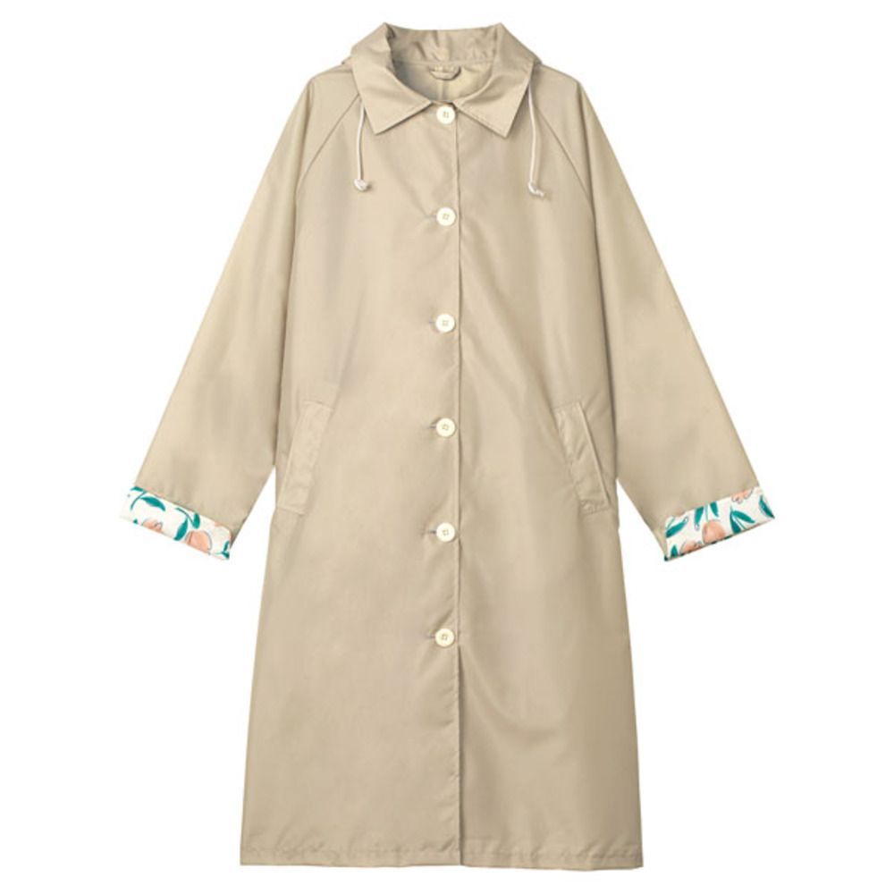 ☆ ベージュ ☆ ワールドパーティー W by Wpc. ワークコート wpc レインコート R-1133 レディース 撥水 はっ水 折りたたみ コンパクト おしゃれ シンプル かわいい ...