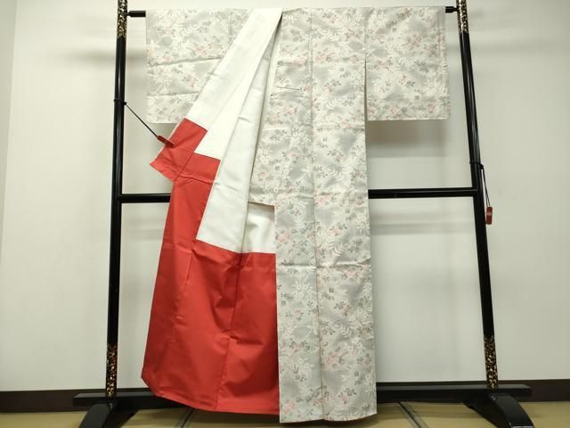 平和屋着物□上質な紬 草花文 正絹 逸品 DAAR5657ud - メルカリ