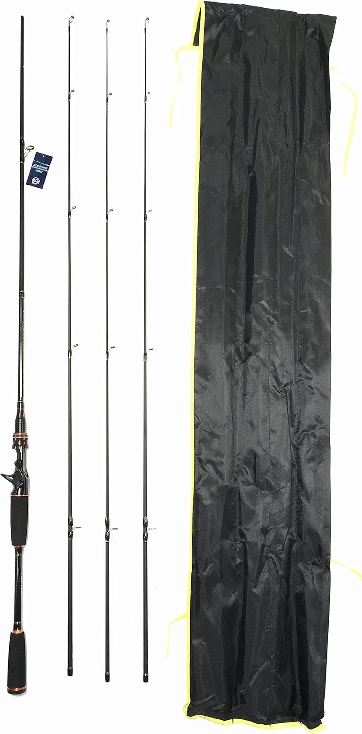 Fuji製ガイド 3WAY EVA 7ft (2.1m) ベイトロッド 2ピース (MH, M, UL) ベイトフィネスロッド シーバスロッド トラベルロッド ロ [Fuji製ガイド 3WAY ...