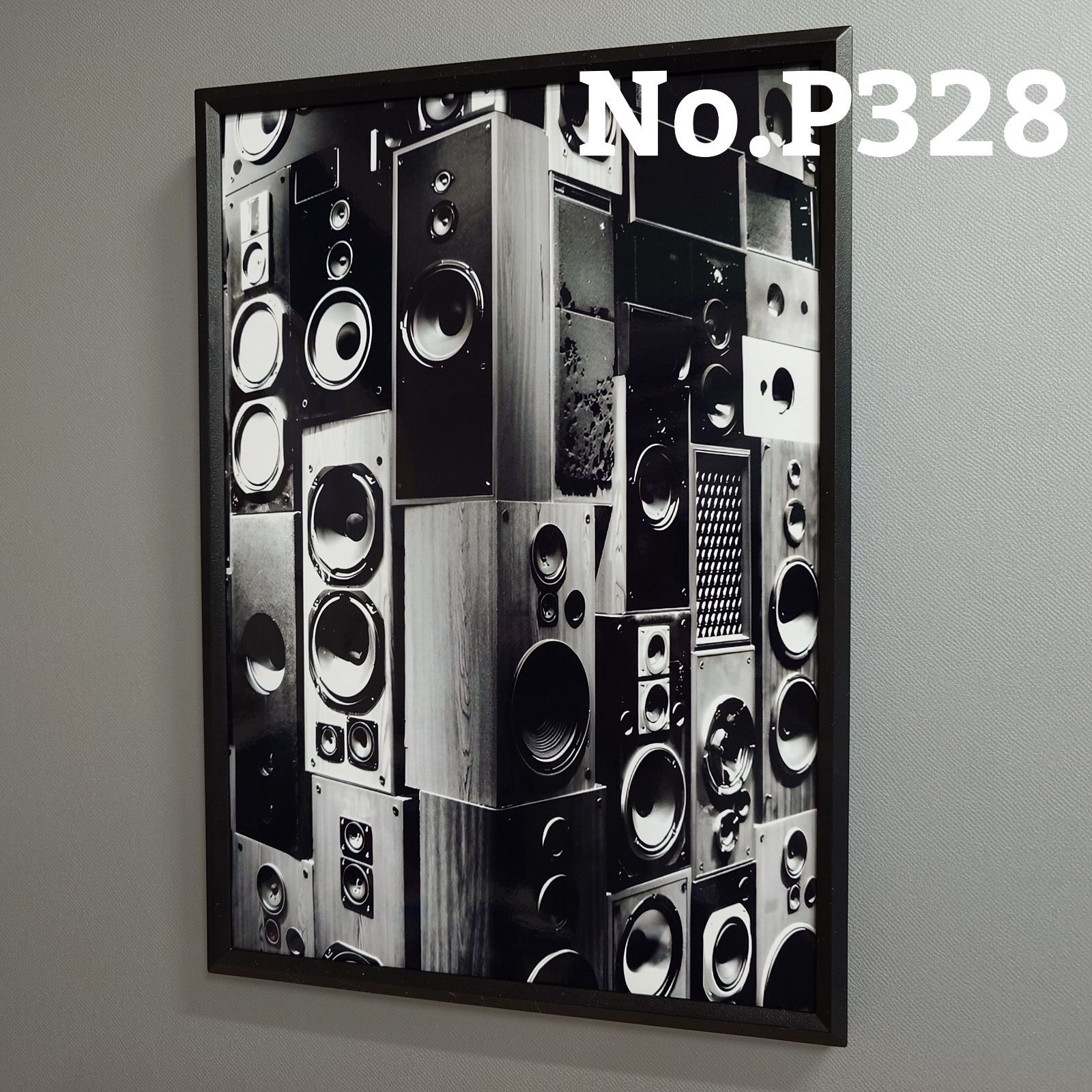 No.P328 A4 スピーカー ポスター 写真 アート インテリア レトロ 壁 額 音楽 ミュージック coco - メルカリ