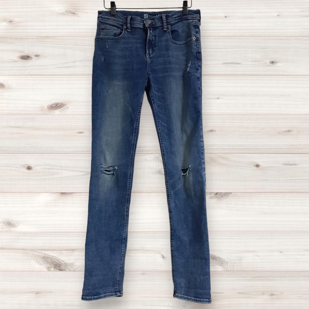 C0710 ギャップ GAP デニム ジーンズ ジーパン (18) 青 無地 - メルカリ