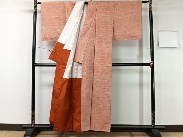 平和屋着物□上質な紬 霞文 正絹 逸品 未使用 CAAT2608xi