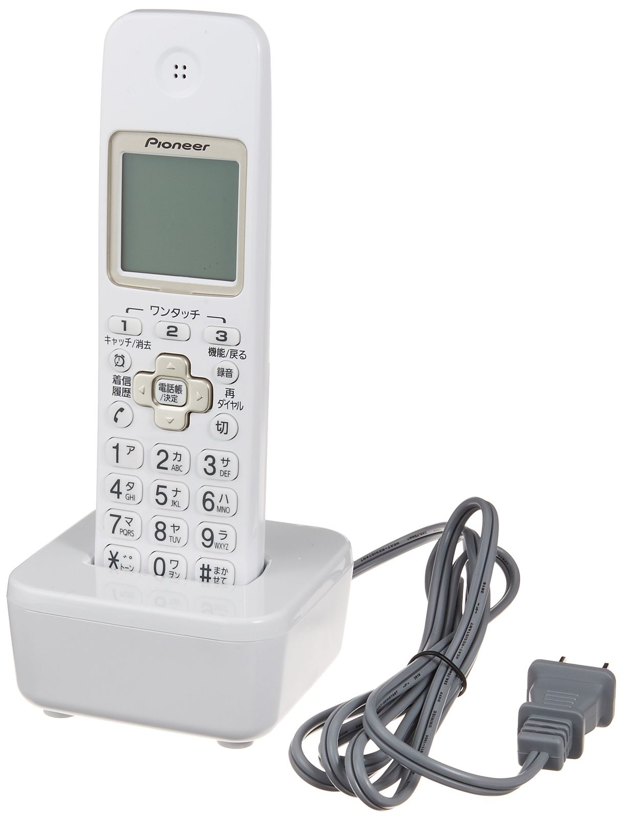 パイオニア TF-EK35 デジタルコードレス増設子機 ホワイト TF-EK35-W(中古品) - メルカリ