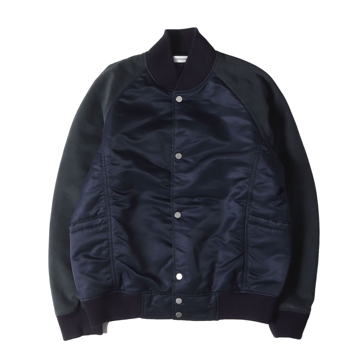 NONNATIVE ジャケット サイズ:0 袖ウルトラスウェード ボンバージャケット (EDUCATOR PUFF BLOUSON NYLON TWILL WITH POLY ...