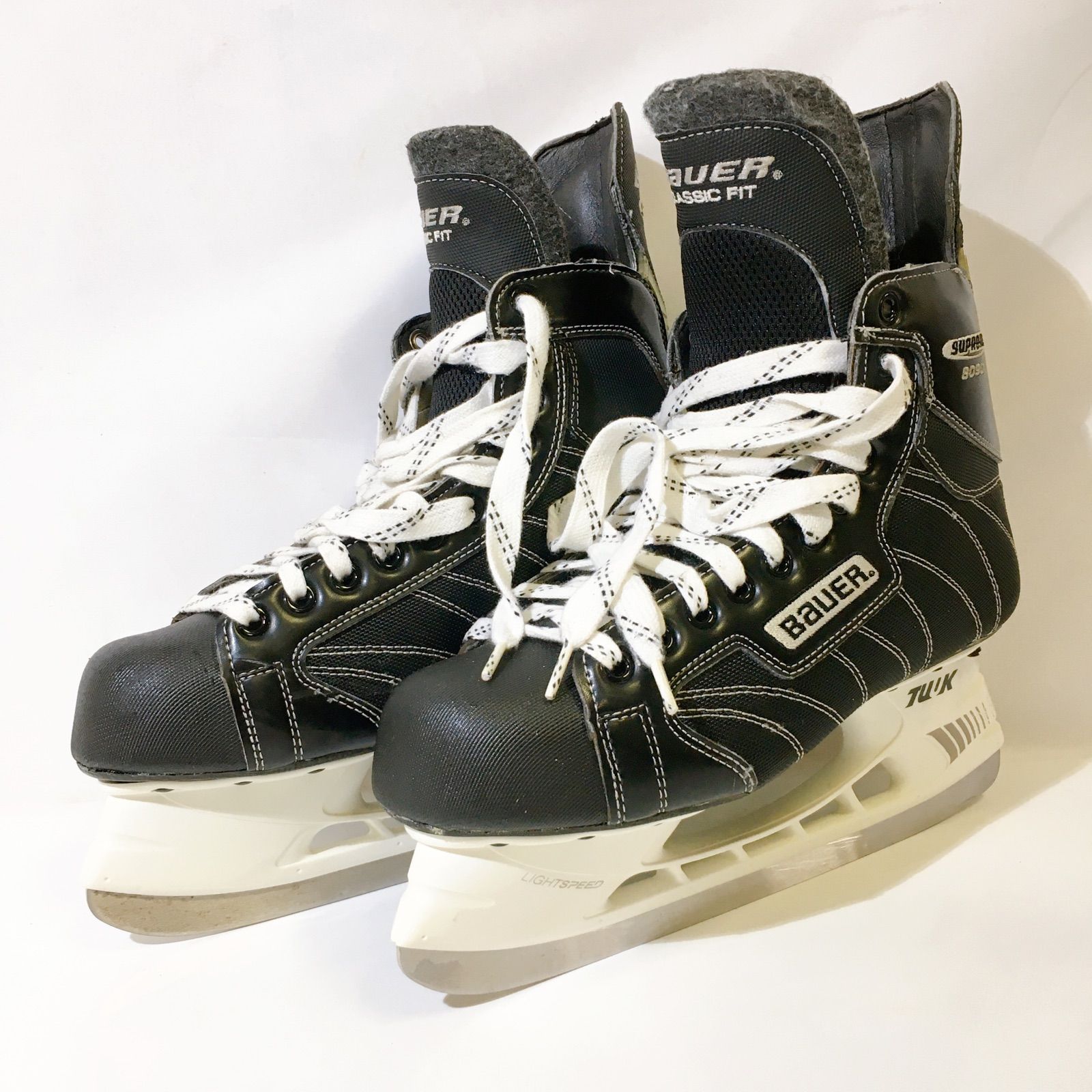 BAUER SUPUREME 8090 アイスホッケー 靴 スケート ブラック メンズ - メルカリ