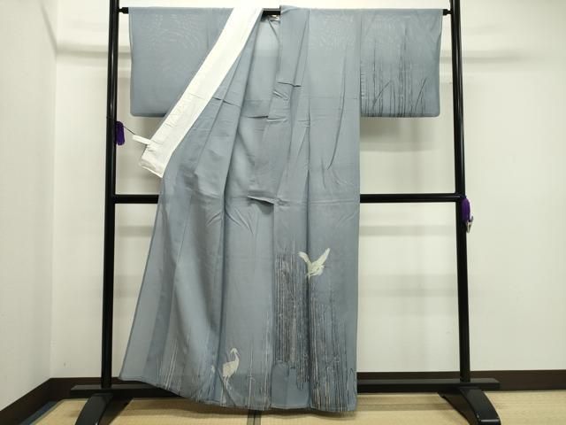 平和屋着物□訪問着 霞文 たたき染め そごう扱い 正絹 逸品 BAAR3812yc