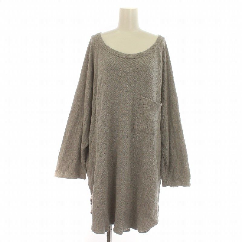 ヴォー VOO suprise relax balance オーバーサイズ サーマル 長袖 Tシャツ ラグランスリーブ ボートネック 3 L グレー /IR GY28 - メルカリ