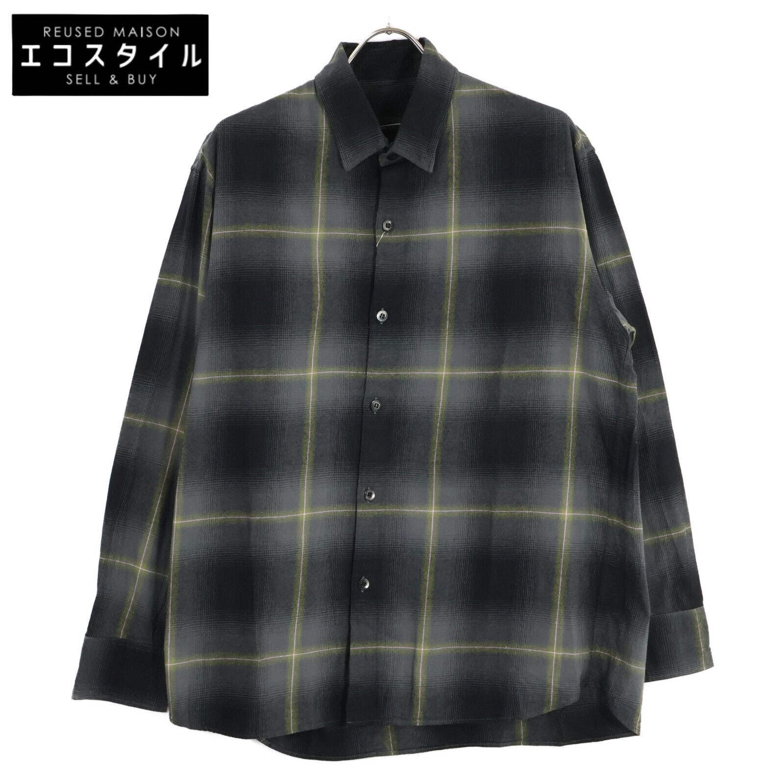 LAD MUSICIAN ラッドミュージシャン 【24SS】2124-123 オンブレチェック ビック 長袖シャツ/ 42 - メルカリ