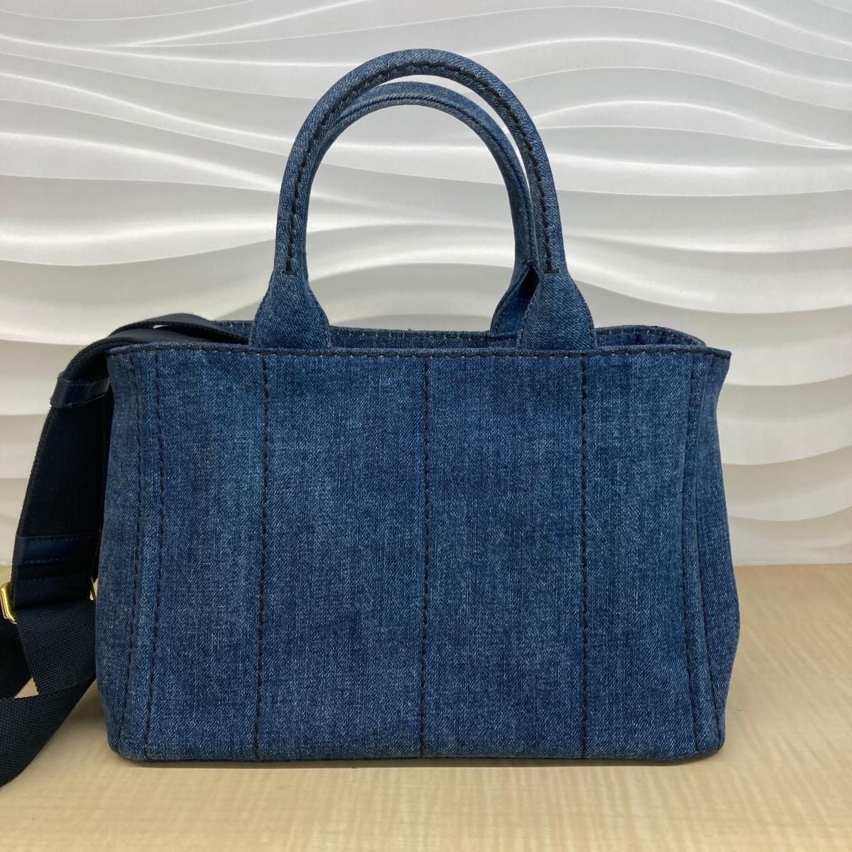 中古】 PRADA （プラダ） ｶﾅﾊﾟ ﾐﾆ 2WAY ｼｮｯﾋﾟﾝｸﾞﾊﾞｯｸﾞ バッグ