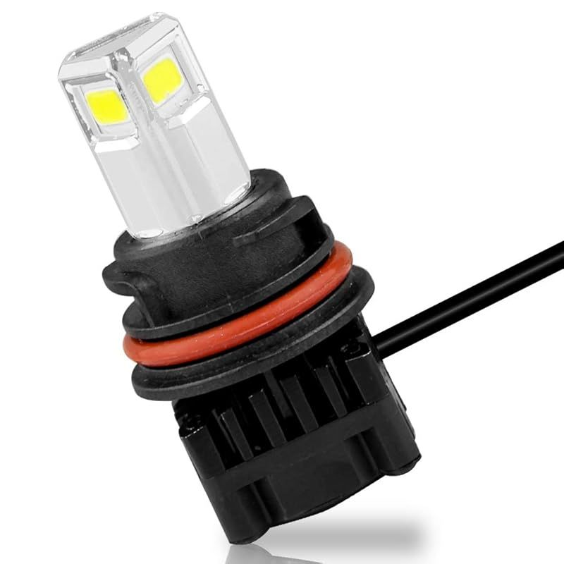 MOTOSTAR バイク用ledヘッドライト PH11 T15 Hi/Lo LEDバルブ 三面発光 6500K AC/DC 12v対応 30W CREE製 取付簡単 冷却ファン付き 放熱性 長 ...