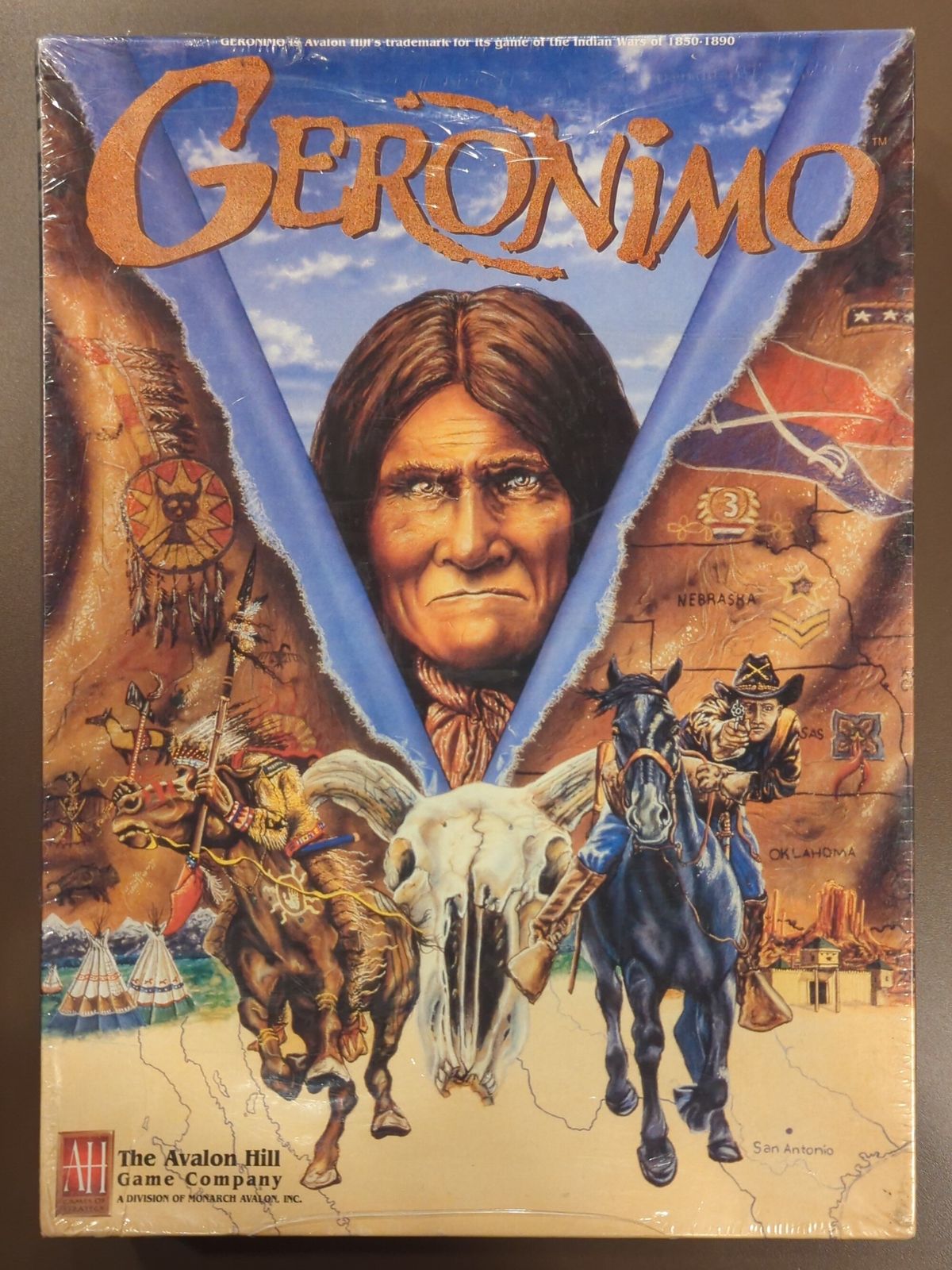 Avalon Hill BOOKCASE GAME Geronimo - メルカリ