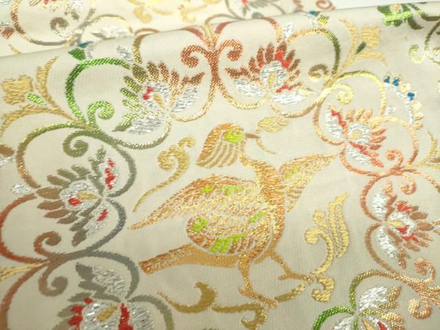 平和屋着物○六通柄 本袋帯 天平鏡華錦 金銀糸 正絹 逸品 DAAY1120ps