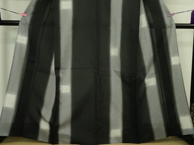 平和屋本店□極上 夏物 十日町 名門青柳謹製 櫛引織 赤城紬 草木染