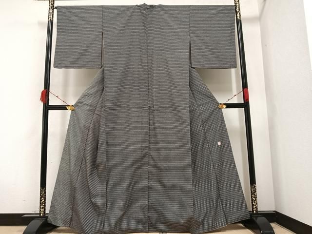 平和屋着物○石川県指定無形文化財 牛首紬 白山工房 手織り たたき