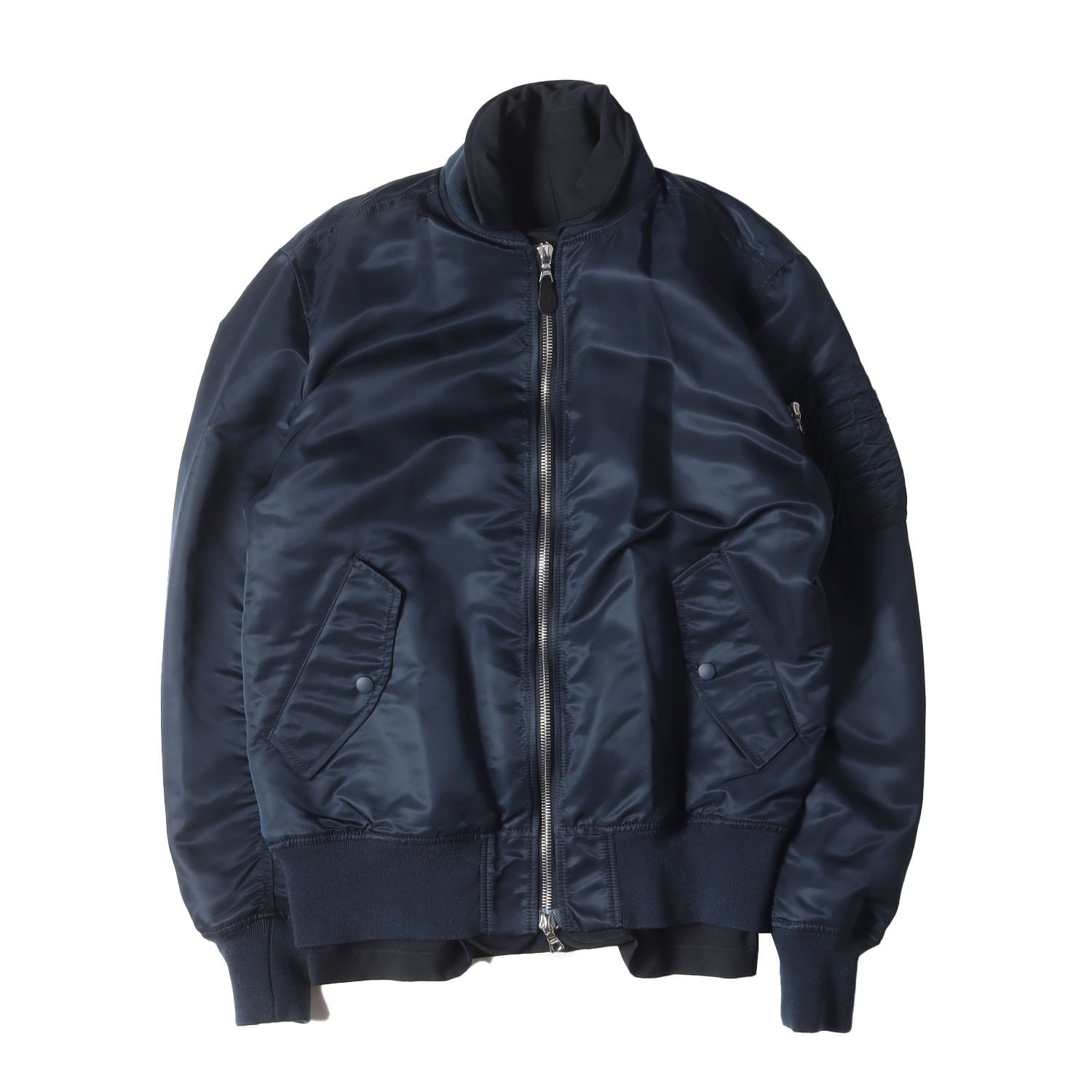 UNIFORM EXPERIMENT ユニフォームエクスペリメント ジャケット サイズ:3 MA-1 金ボタンブレザー リバーシブル ジャケット (REVERSIBLE MA-1) ネイビー ...