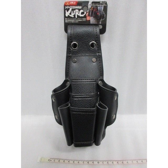 藤原産業 SK11 黒 ツールケース7丁差し SSL-T-5 ペンチ ニッパ カッター ドライバー の 収納 電設 電工 電気 大工 建築 建設 ホルスター - メルカリ