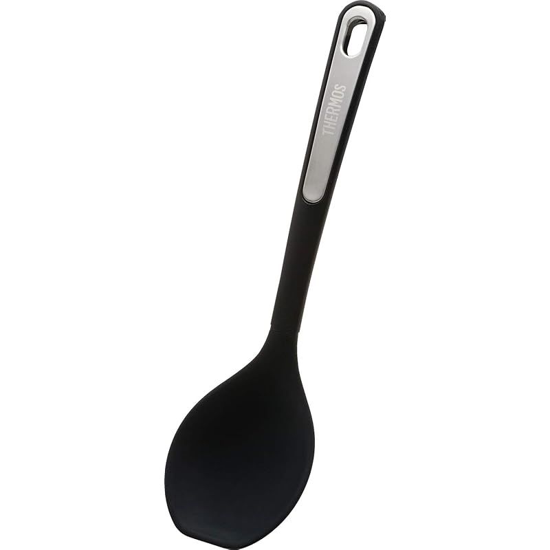 サーモス シリコーンクッキングスプーン ブラック キッチンツール KT-S001 BK - メルカリ