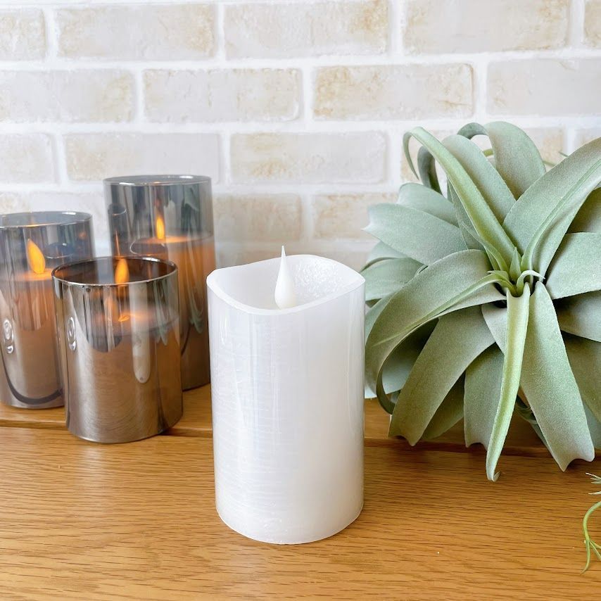 kameyama candle エンキンドルラスティクピラーホワイト キャンドル - colief plus - メルカリ